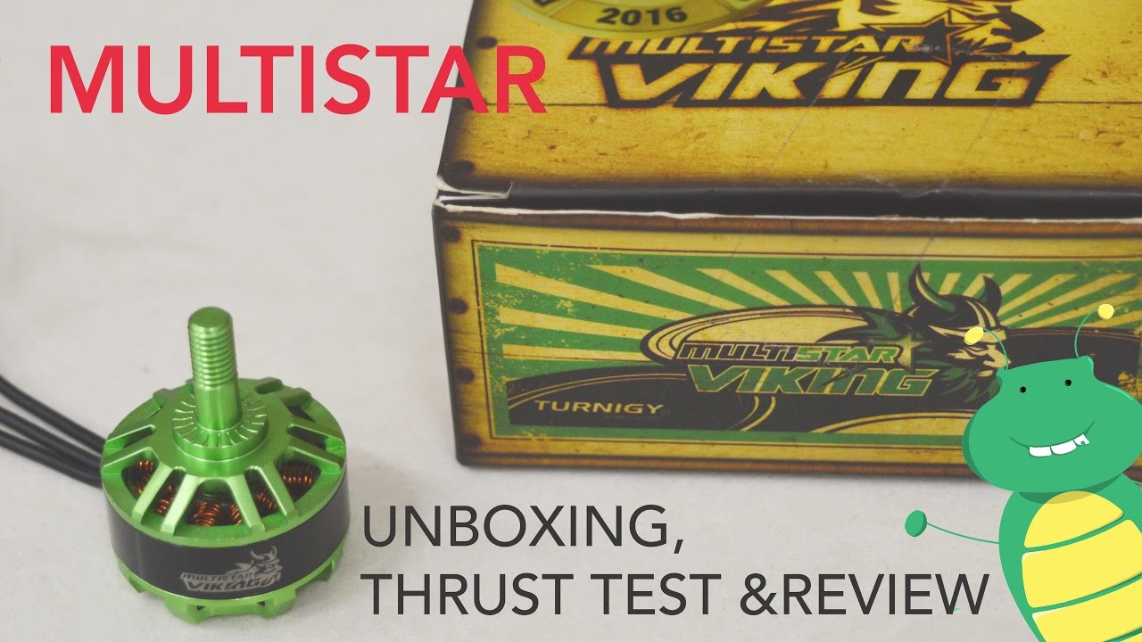 Multistar Viking Motors 2206 2600kv || Unboxing, Review & Thrust Test ...