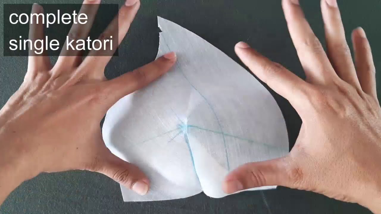 Double katori blouse cutting / katori blouse tutorial - YouTube
