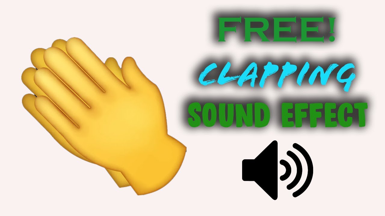 FREE Clapping Sound Effect (Non-Copyrighted) | Chill Zone - YouTube