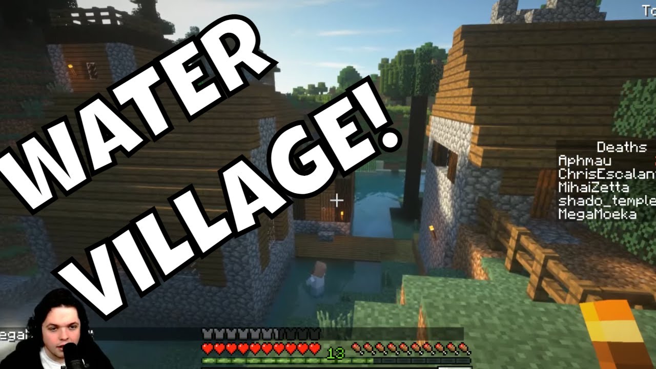 Shado DISCOVERS the FIRST VILLAGE on the Aph Crew Minecraft SMP! - YouTube