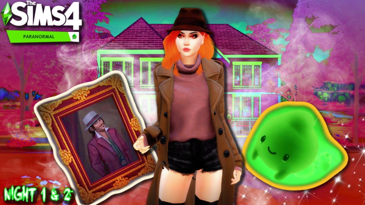 Sims 4 Paranormal👻- Meeting the Dead!!- Guidry the Ghost👻- NIGHT 1&2 ...