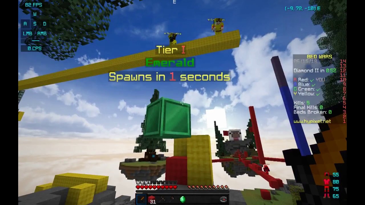 winning one bedwars game - YouTube