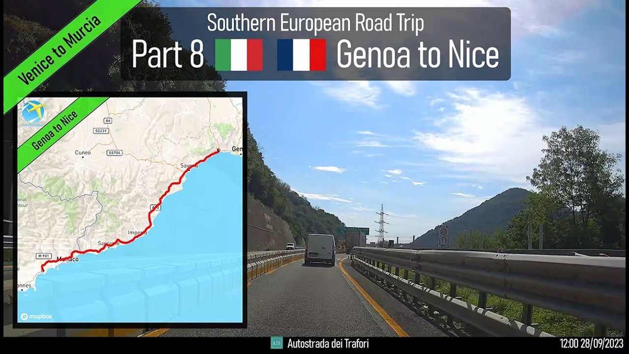 Genoa, Italy to Nice, France. Part 8 of Southern European Road Trip ...