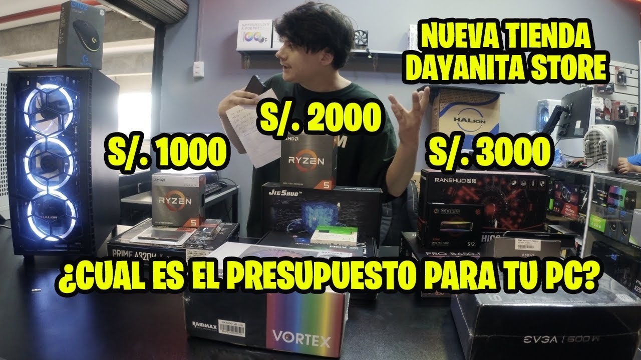 ¿QUE PC GAMER PUEDES COMPRAR CON TU PRESUPUESTO? | NUEVA TIENDA DE PC ...
