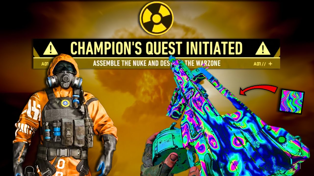 Sacando la NUKE para desbloquear el MEJOR camo de Warzone !!! - YouTube