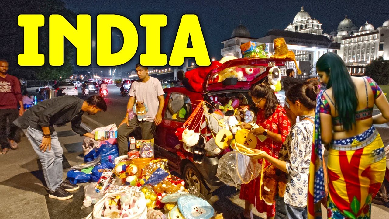 🇮🇳 What India Really Looks Like at Night | Walking Tours in India 4K ...