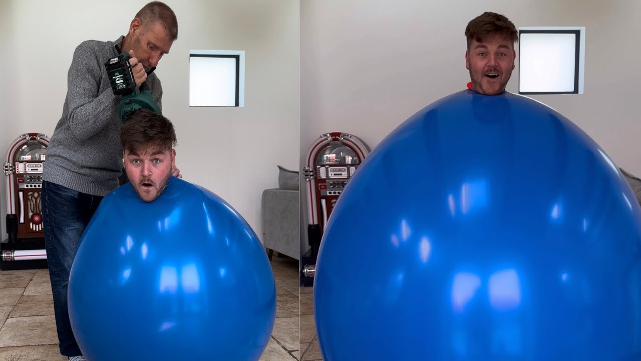 I Got Inside A GIANT Balloon! (Best Fun Ever) - YouTube