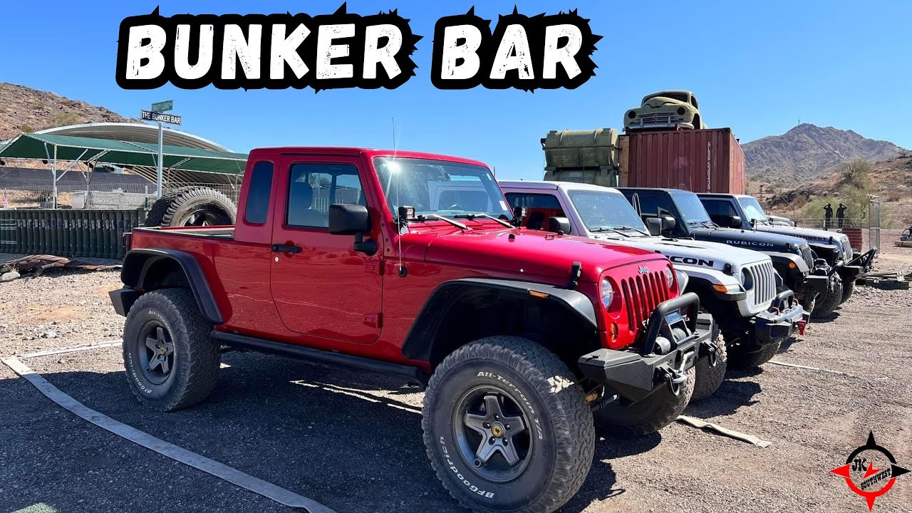 We travel offroad to visit the Bunker Bar near Lake Havasu - YouTube