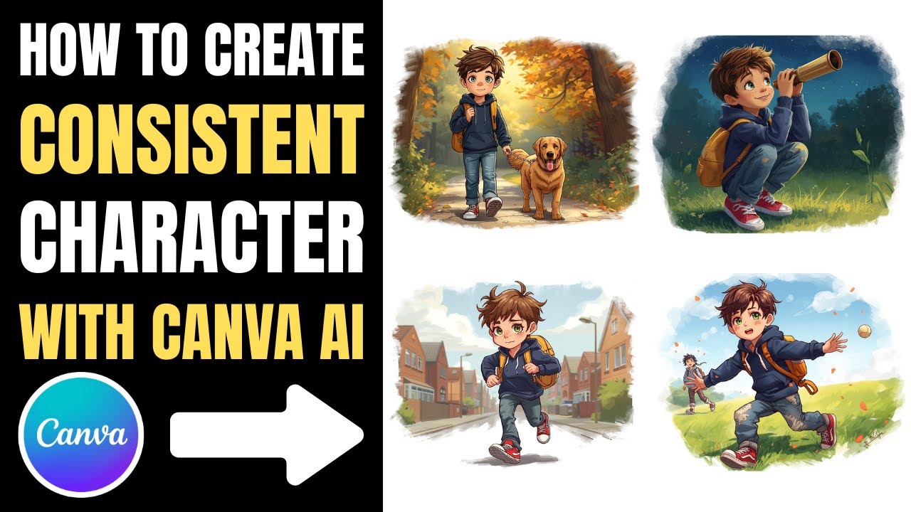 How to make consistent character with Canva AI | QUICK Tutorial! - YouTube