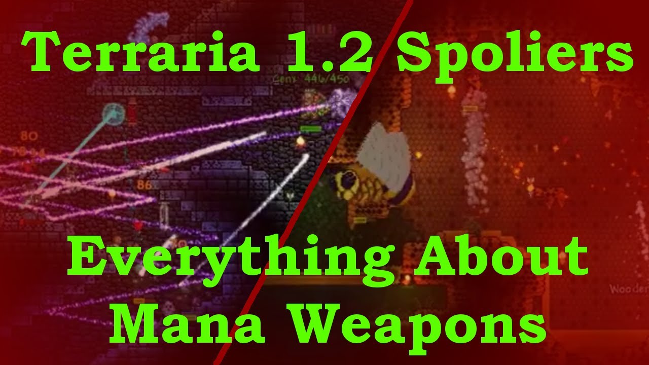 Terraria 1.2 Update: Everything About Magic Weapons - YouTube