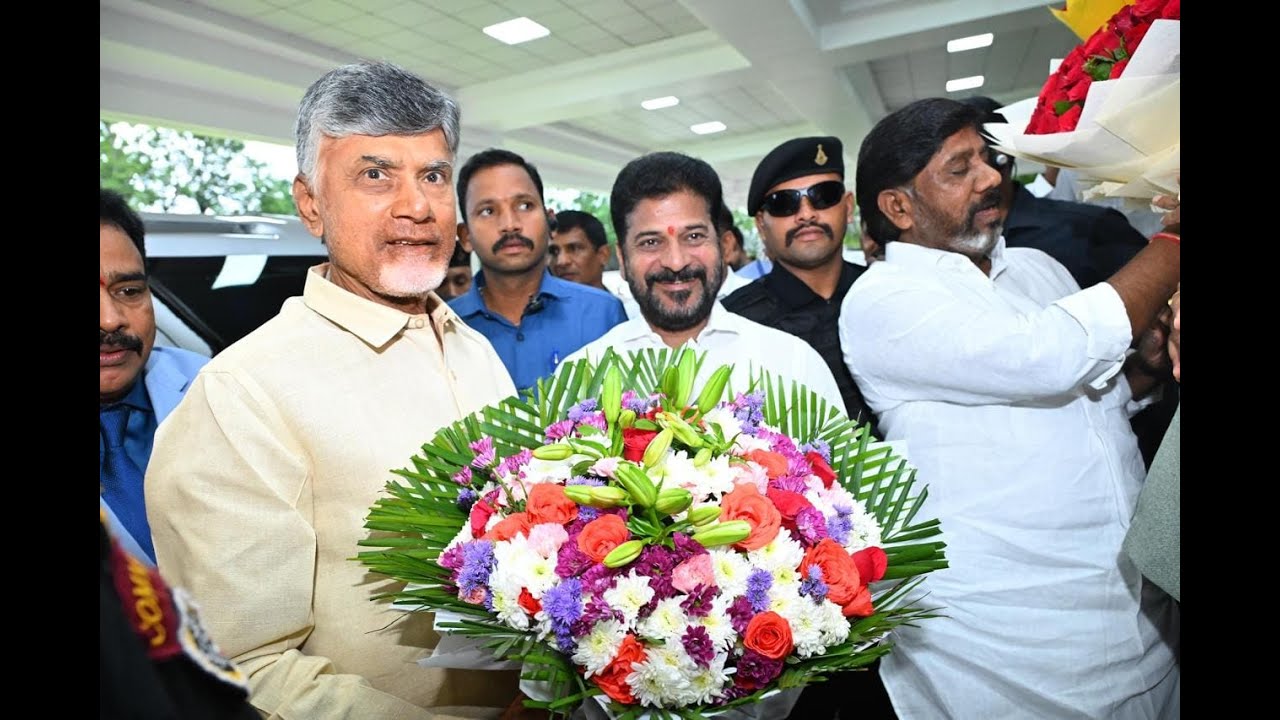 Telangana CM Sri Revanth Reddy and AP CM Sri Chandrababu Naidu holds a ...