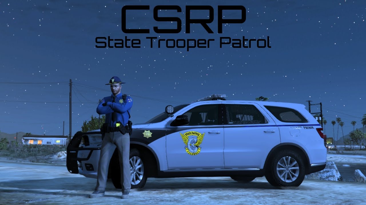 🔴LIVE STREAM🔴 | Colorado State Trooper Patrol | GTA 5 RP | CSRP - YouTube