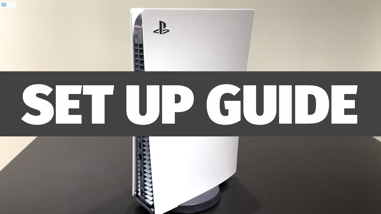 PlayStation 5 Digital Edition Set Up Manual Guide for New Users ...
