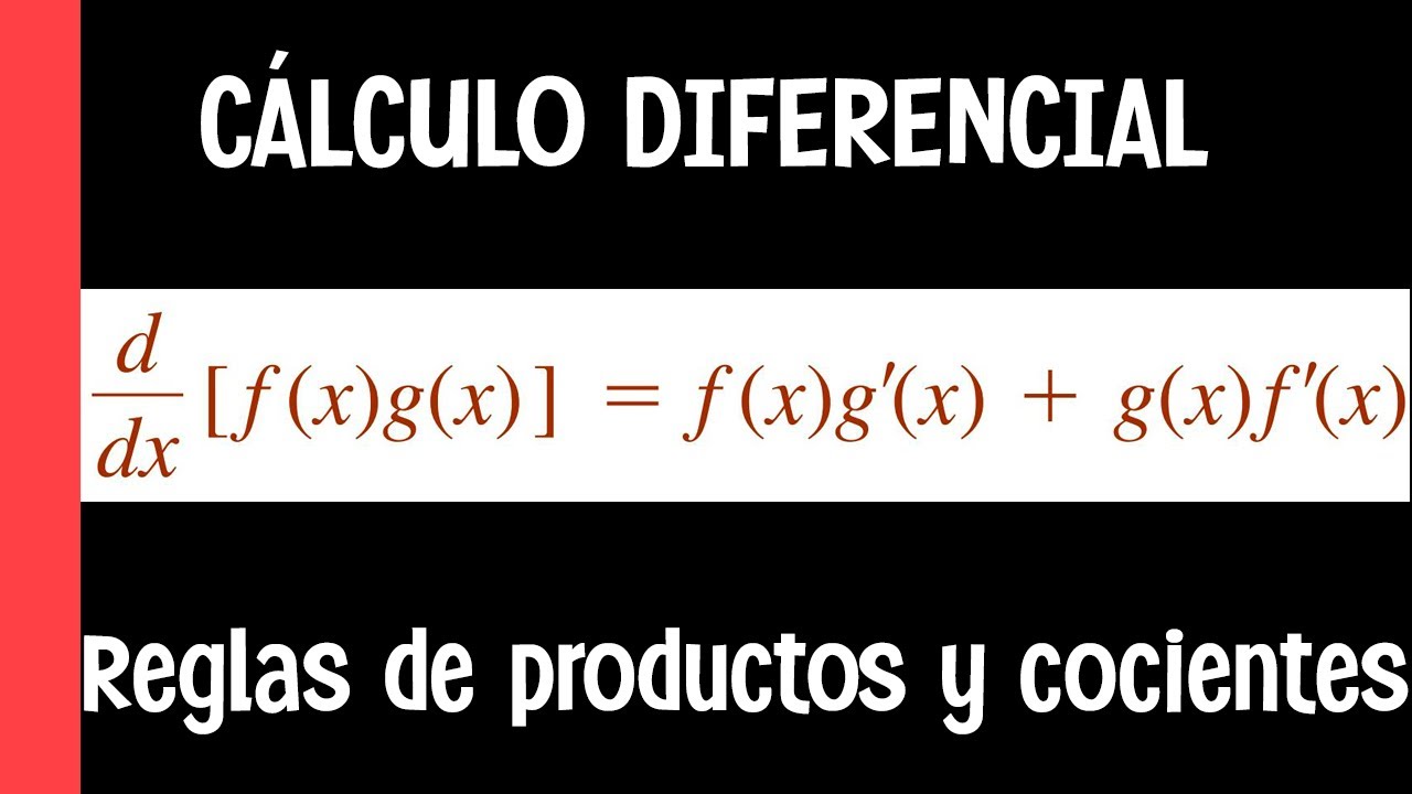 3.3: Reglas de producto y cocientes : Calculo diferencial ej.10 - YouTube