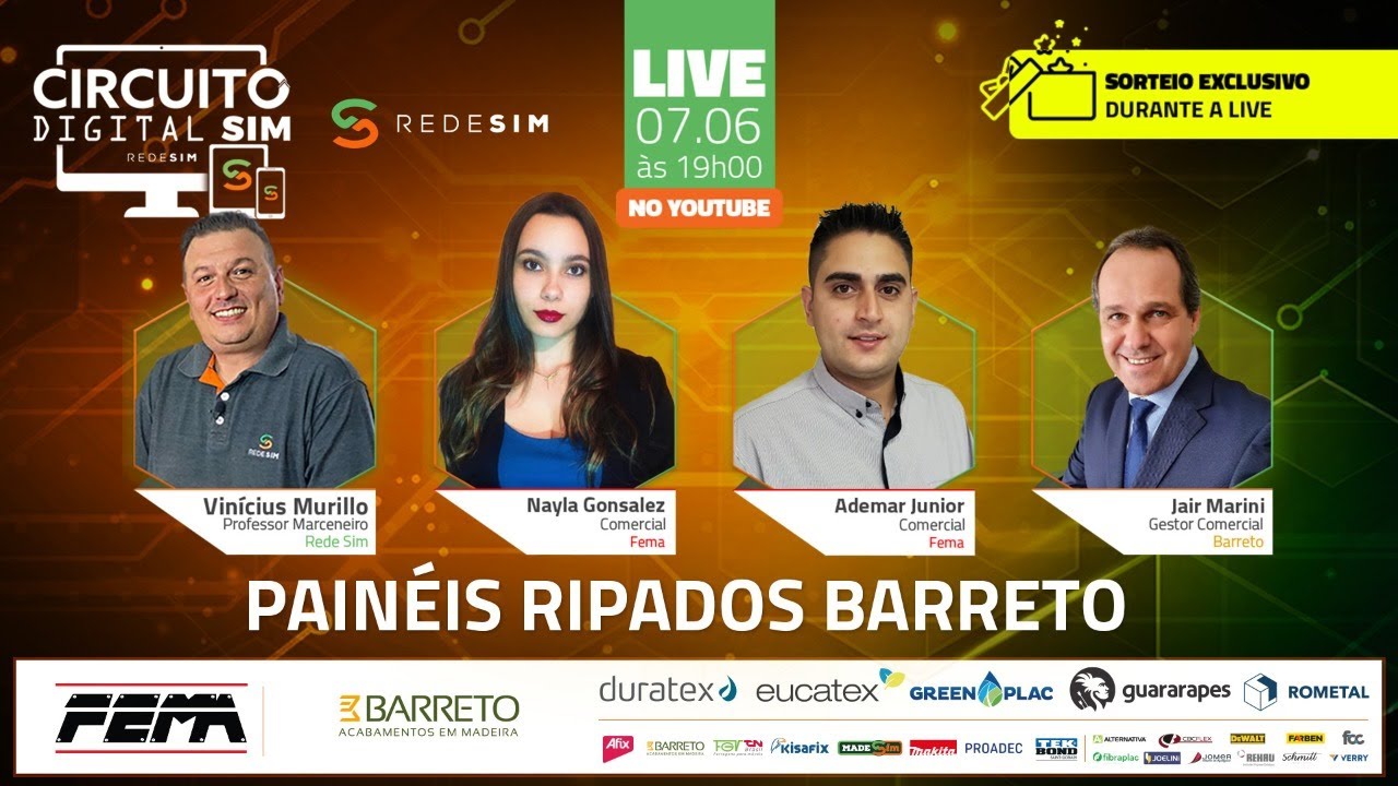 Circuito Digital SIM - Fema - Barreto - Painéis Ripados Barreto - YouTube