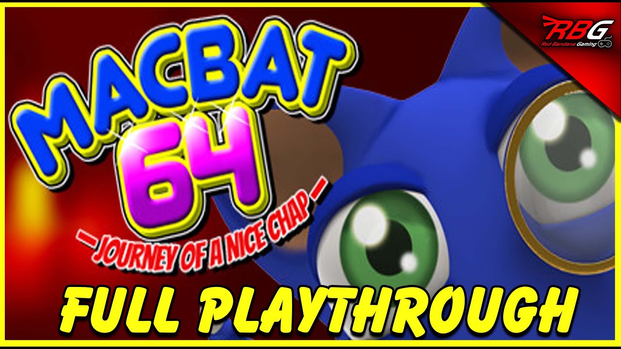 Macbat 64 Full Playthrough (Switch Version) - Red Bandana Gaming - YouTube