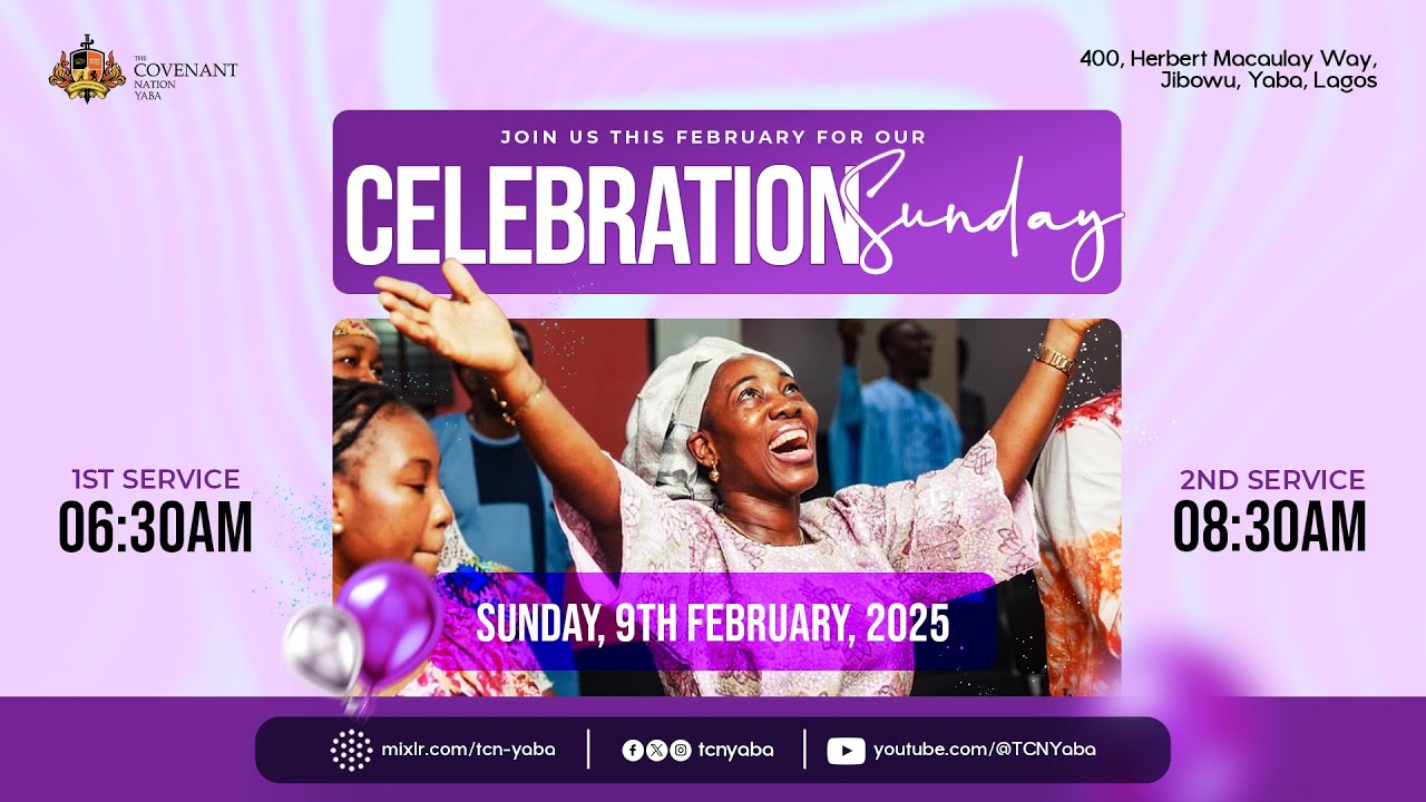 SUNDAY 1ST SERVICE || CELEBRATION SERVICE || 090225 - YouTube