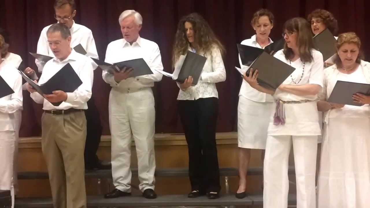 Lycée Rochambeau's Adult Chorale sings "Java Jive" - YouTube