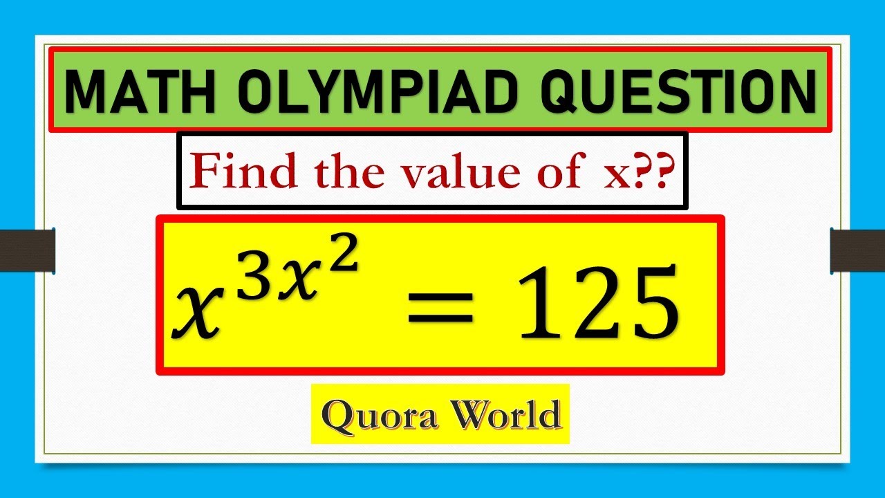 Math olympiad questions || viral math problems - YouTube