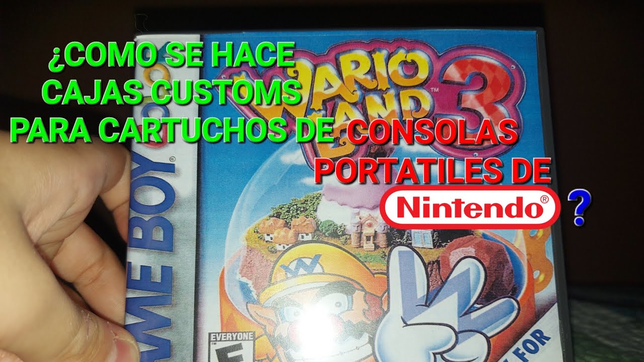 Tutoriales (opciones):¿Como hacer cajas custom de juegos nintendo - YouTube