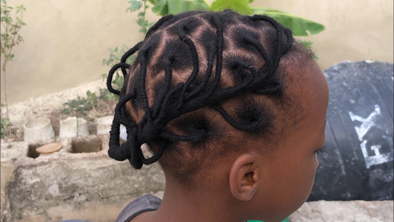 HOW TO STRAIGHTEN NATURAL HAIR WITHOUT HEAT | AFRICAN THREADING - YouTube