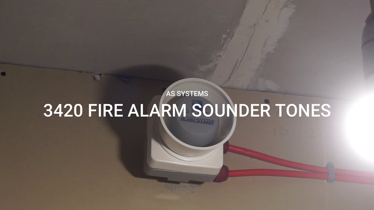 Gent 3400 Horn Stytle Fire Alarm Sounder Tones (Gent 3420) - YouTube