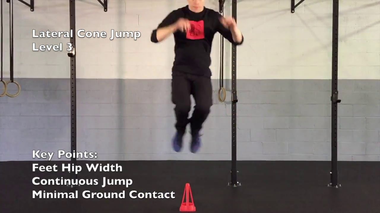 Lateral Cone Jumps | Rodu Training - YouTube