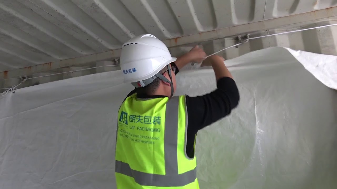 Cup Lump Sea Bulk Liner Installation - YouTube