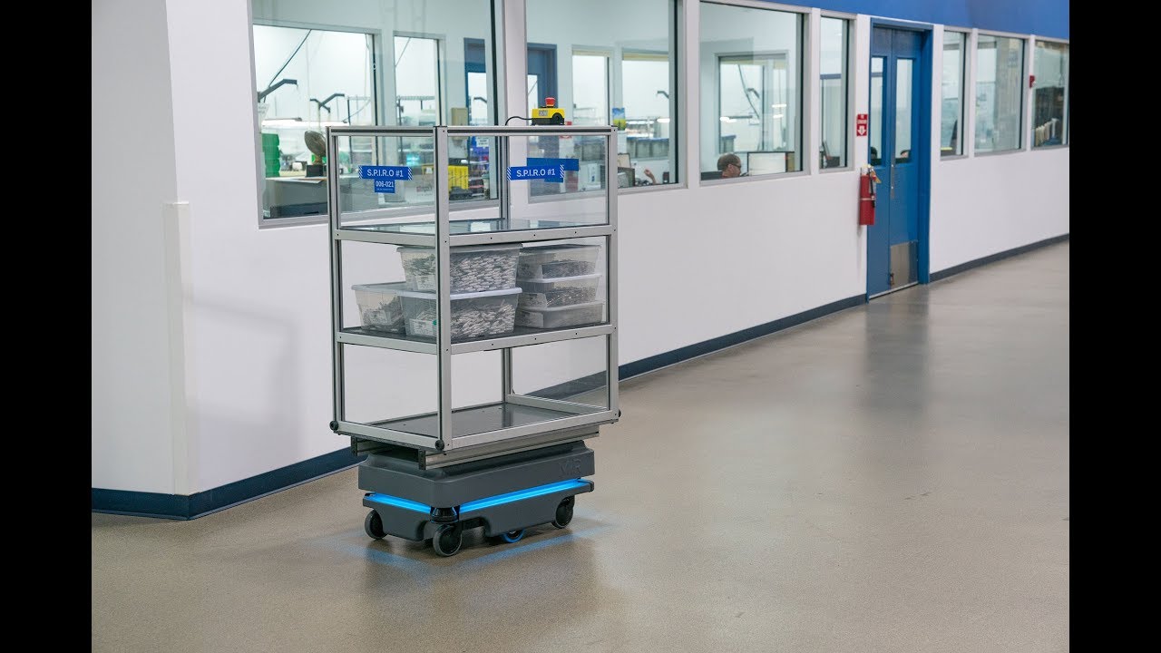 MiR200 robot automates warehouse-to-cleanroom material transport ...