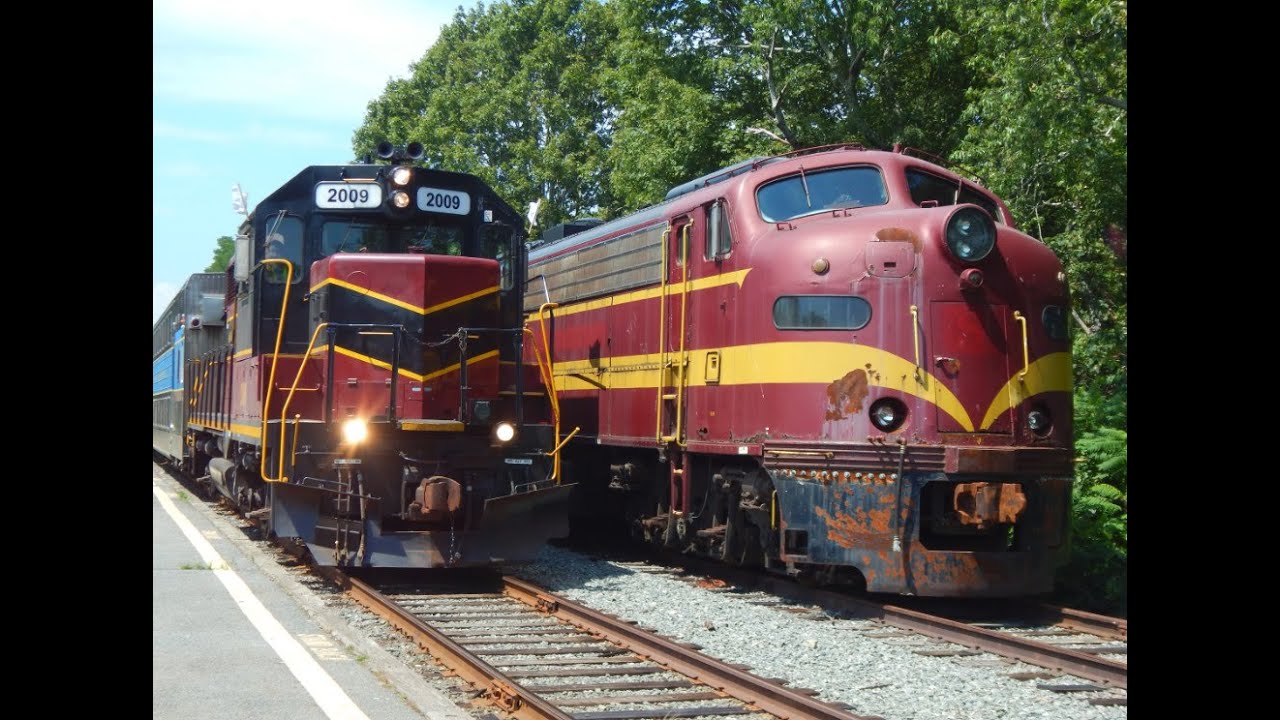 [HD] The Cape Cod Central Railroad at West Barnstable Station 8/15/15 ...