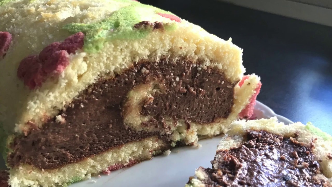 Biscuit Roll - Torte Rollade me qokollad - Biskuitrolle - YouTube