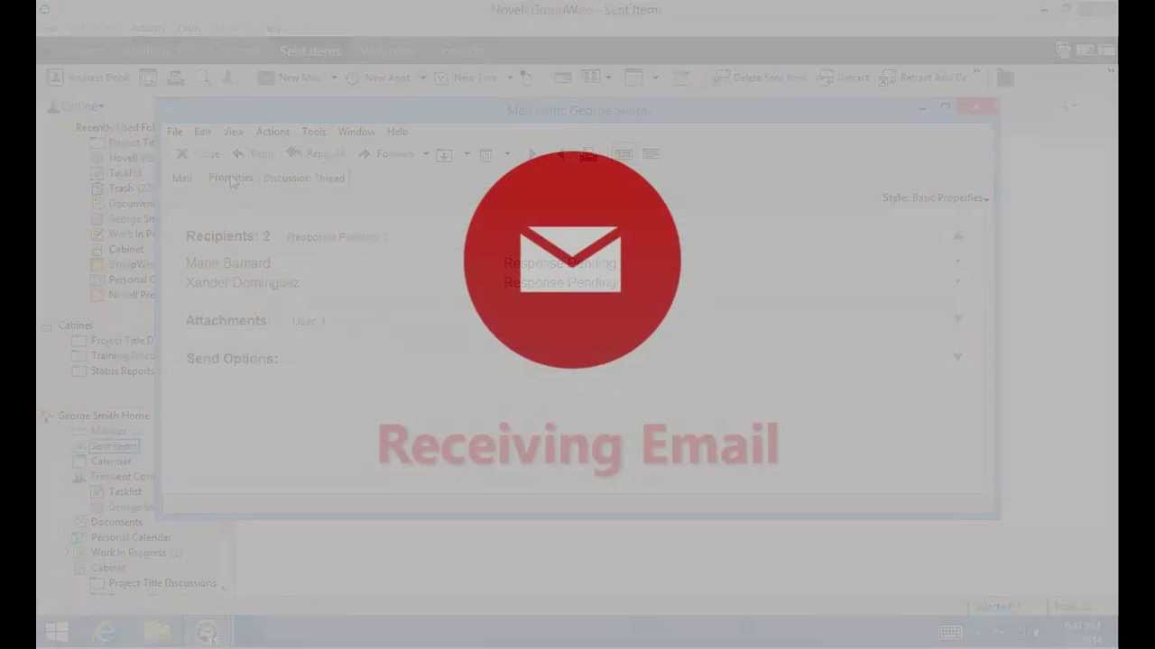 GroupWise 2014: Sending and Receiving Email - YouTube