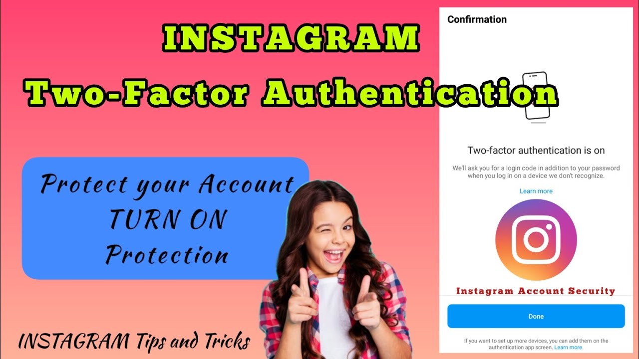 How to Turn ON Two-factor Authentication on Instagram Account? - YouTube