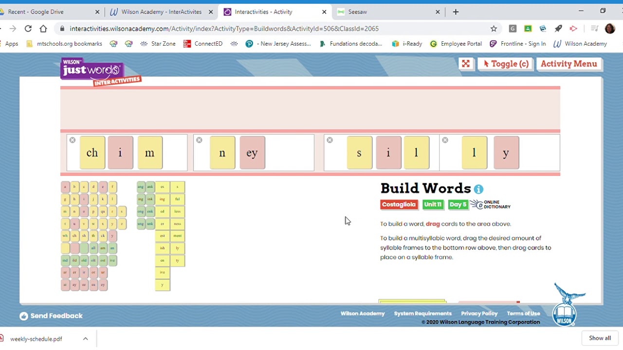 Fundations Level 2 Unit 11 wk2 day 1 - YouTube