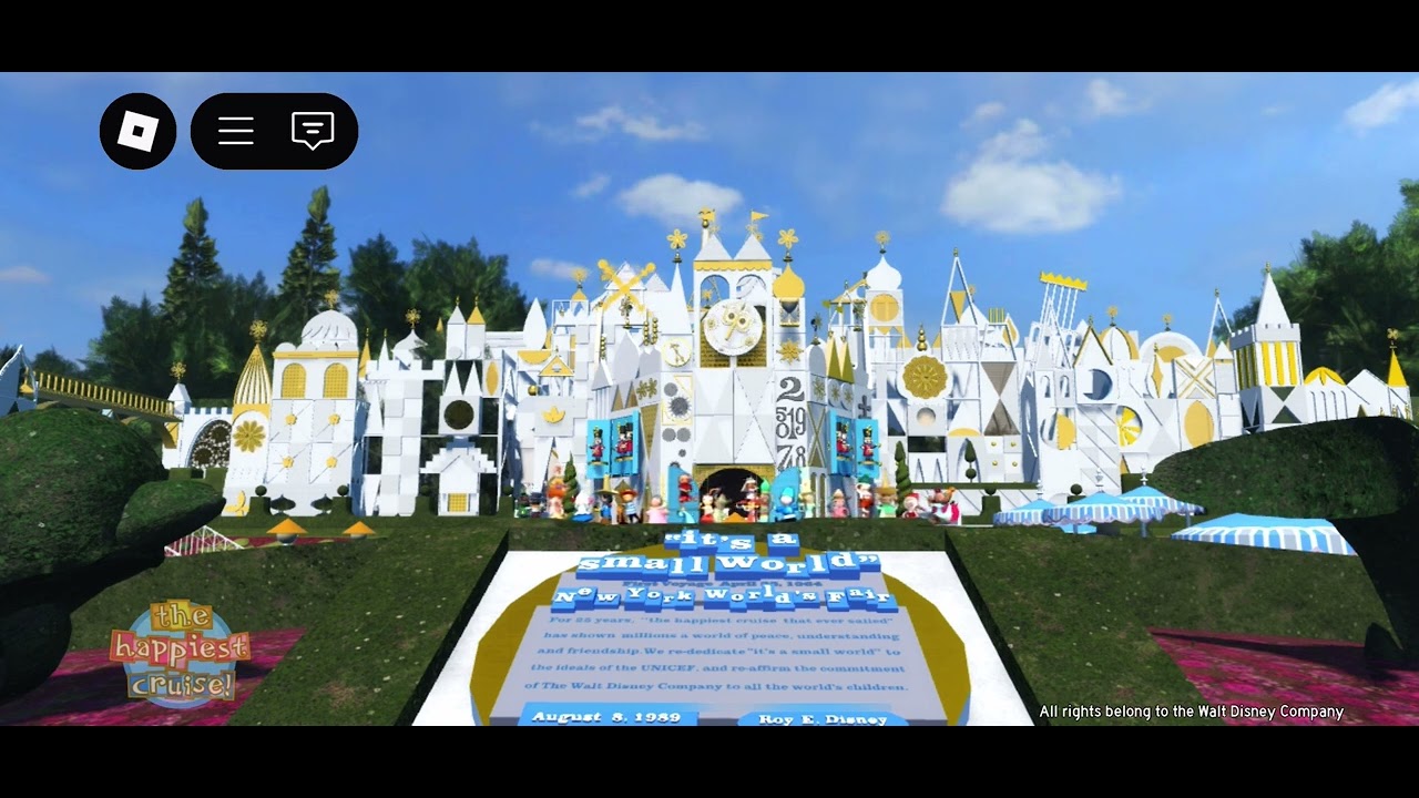 It’s A Small World Showcase Clock Parade Roblox Daytime - YouTube