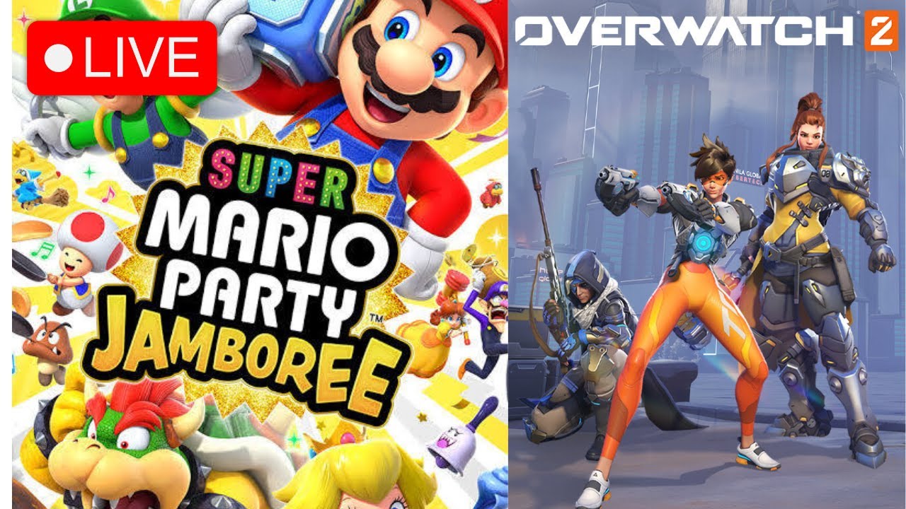 CRAZED ONLINE MARIO PARTY GROUP PLUS OVERWATCH 2 - YouTube