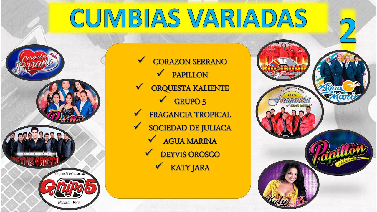 Cumbias Variadas 2 - YouTube