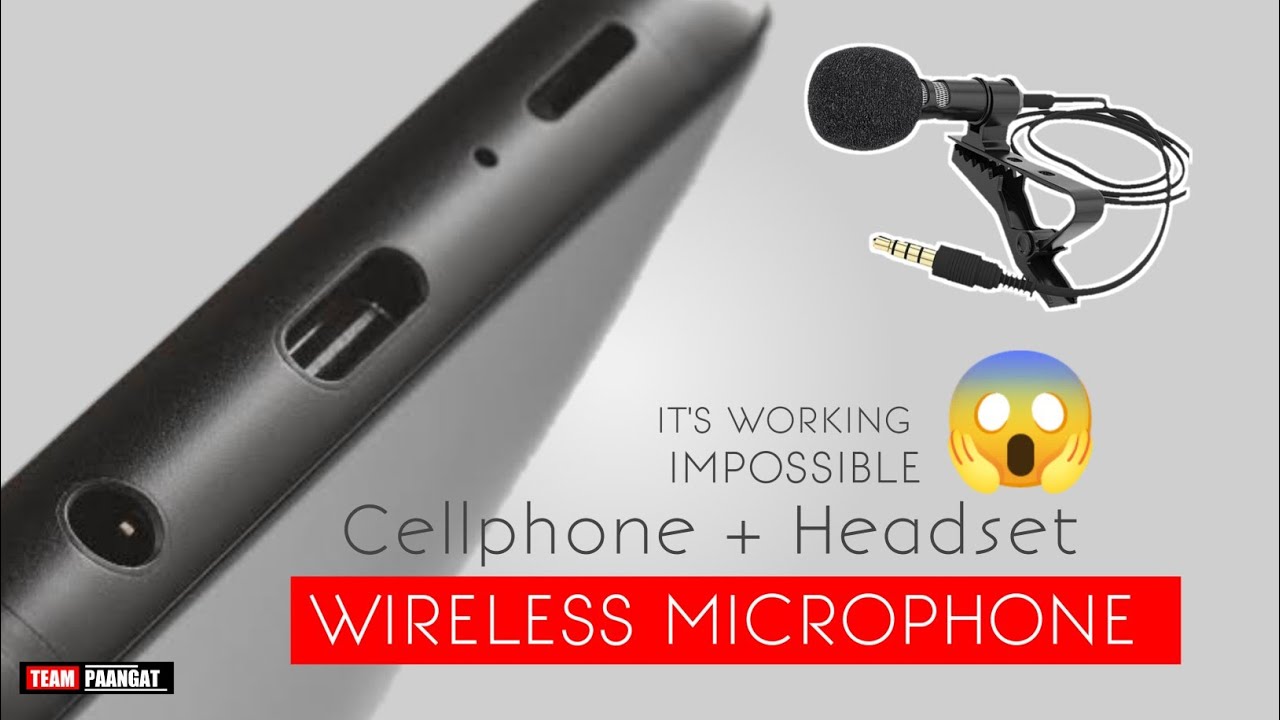 DIY WIRELESS MICROPHONE for VLOGGING ( UNLIMITED METERS ) - YouTube