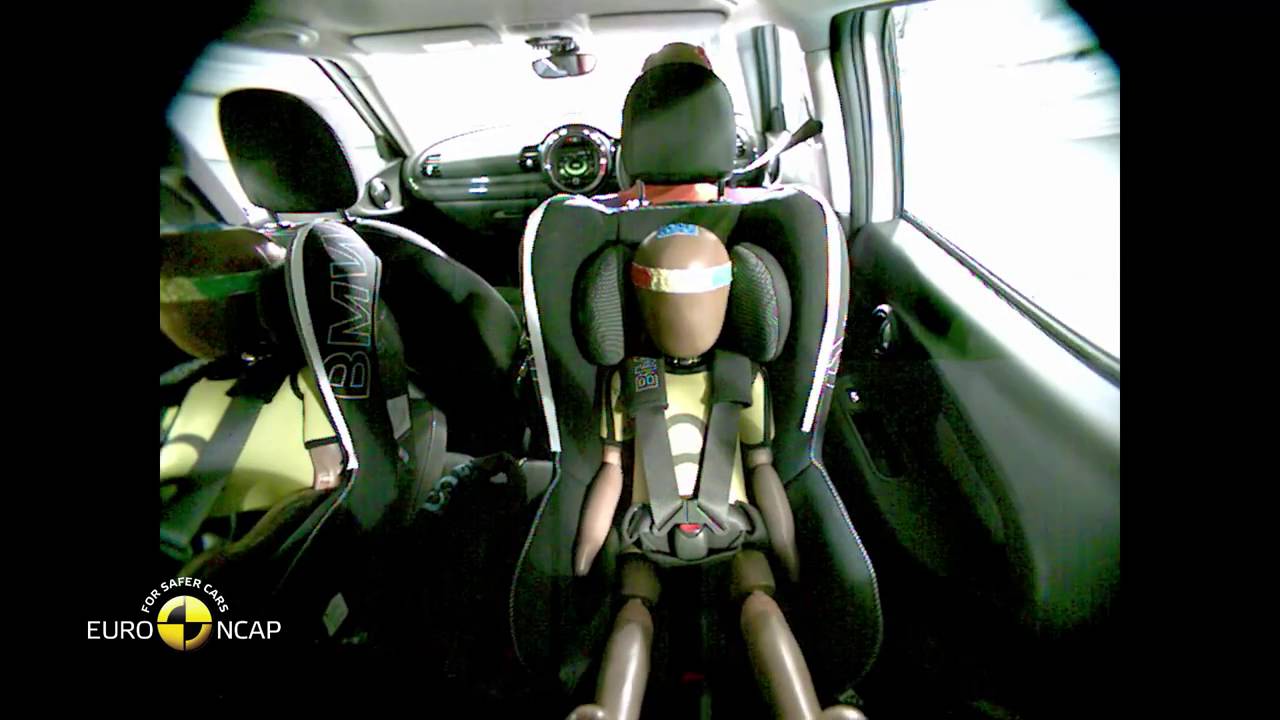 Mini Clubman 2016 Crash Test - YouTube