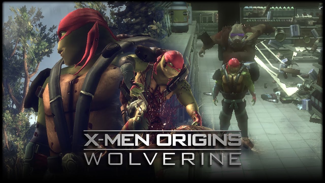 X-Men Origins: Wolverine - Raphael vs Bebop mods - YouTube
