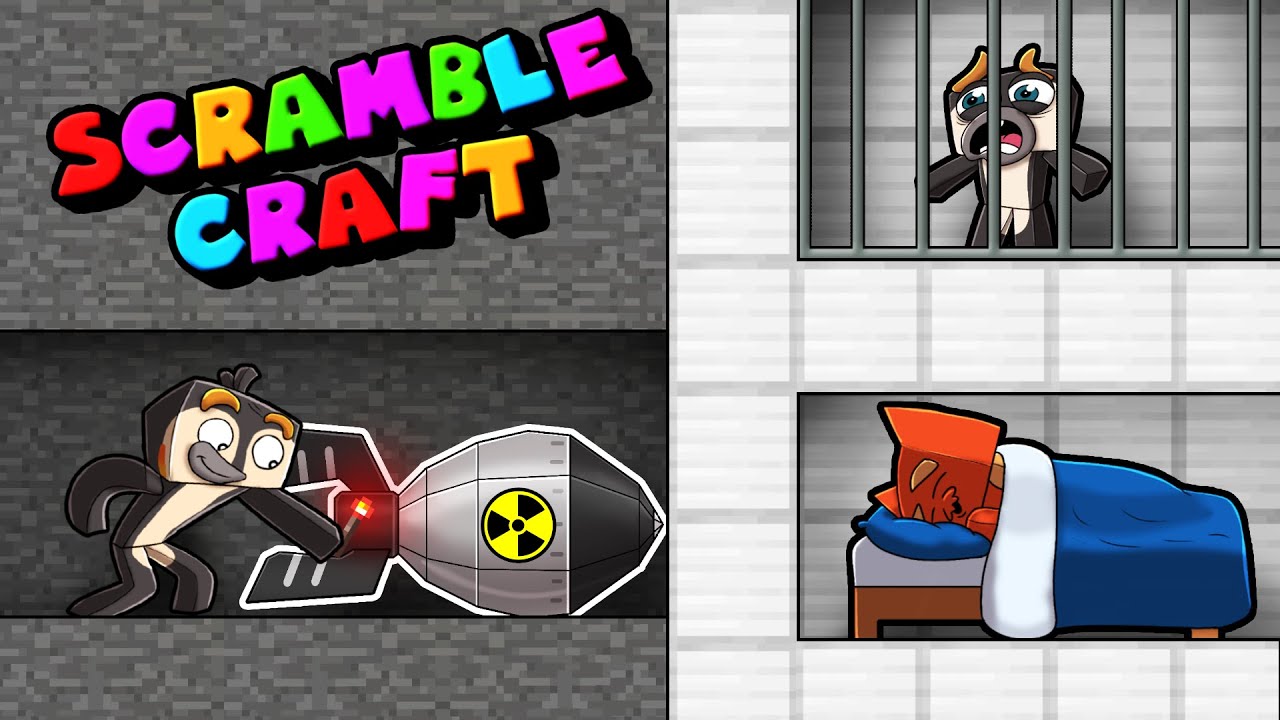 Minecraft - NUCLEAR JAIL BREAK IN SCRAMBLE CRAFT! - YouTube