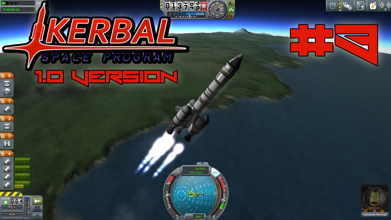 Kerbal Space Program 1.0: Ep.3 - Orbiting Kerbin - YouTube