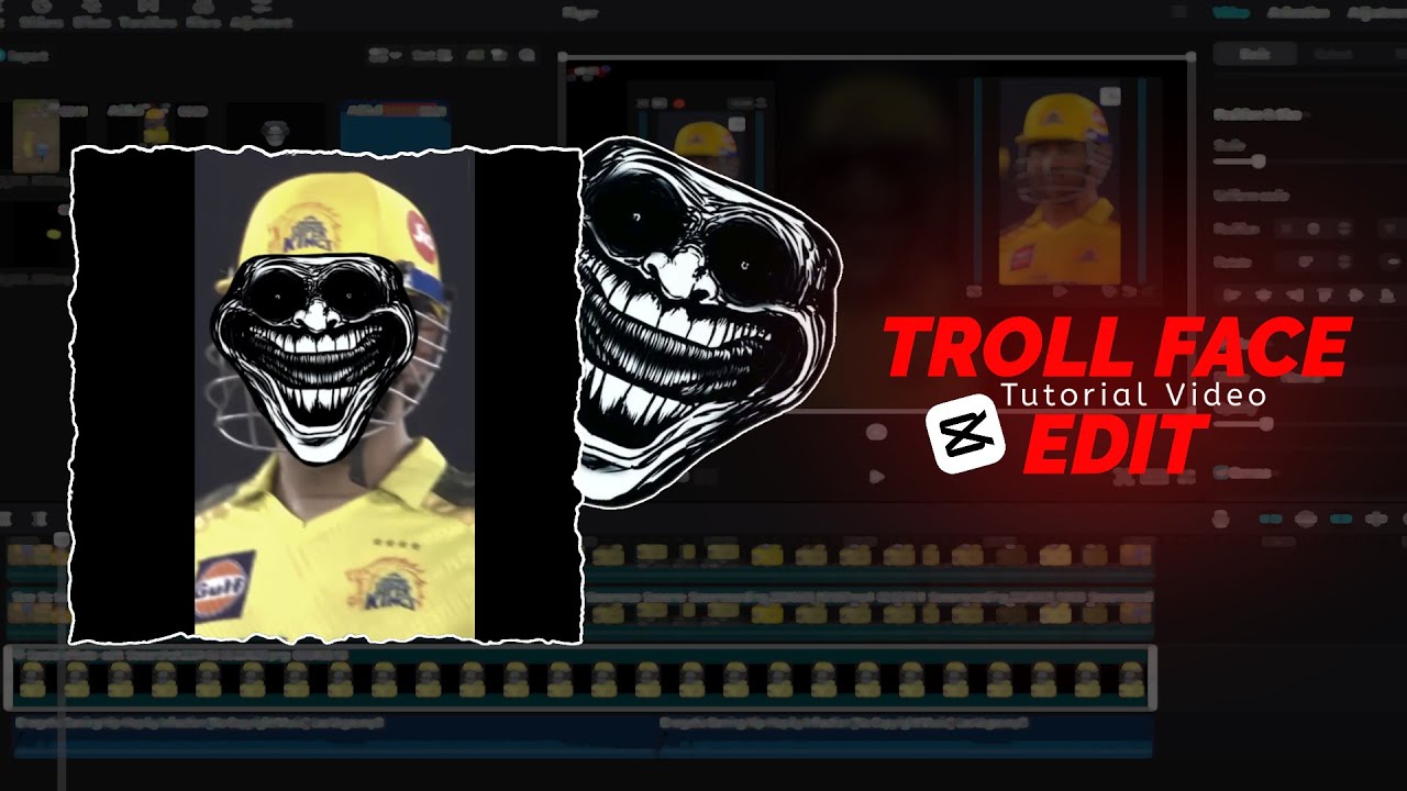 Troll Face Edit | capcut edit tutorial | 2024 | #capcut #tutorial #edit #trending - YouTube