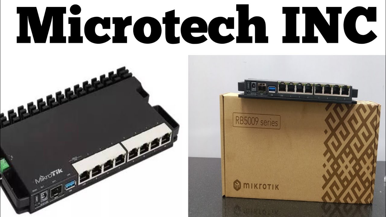 @microtech-inc Mikrotik router available. RB5009UG+S in - YouTube