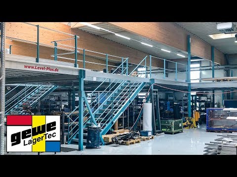 gewe LevelPlus+  │  innovative Lagerbühnen