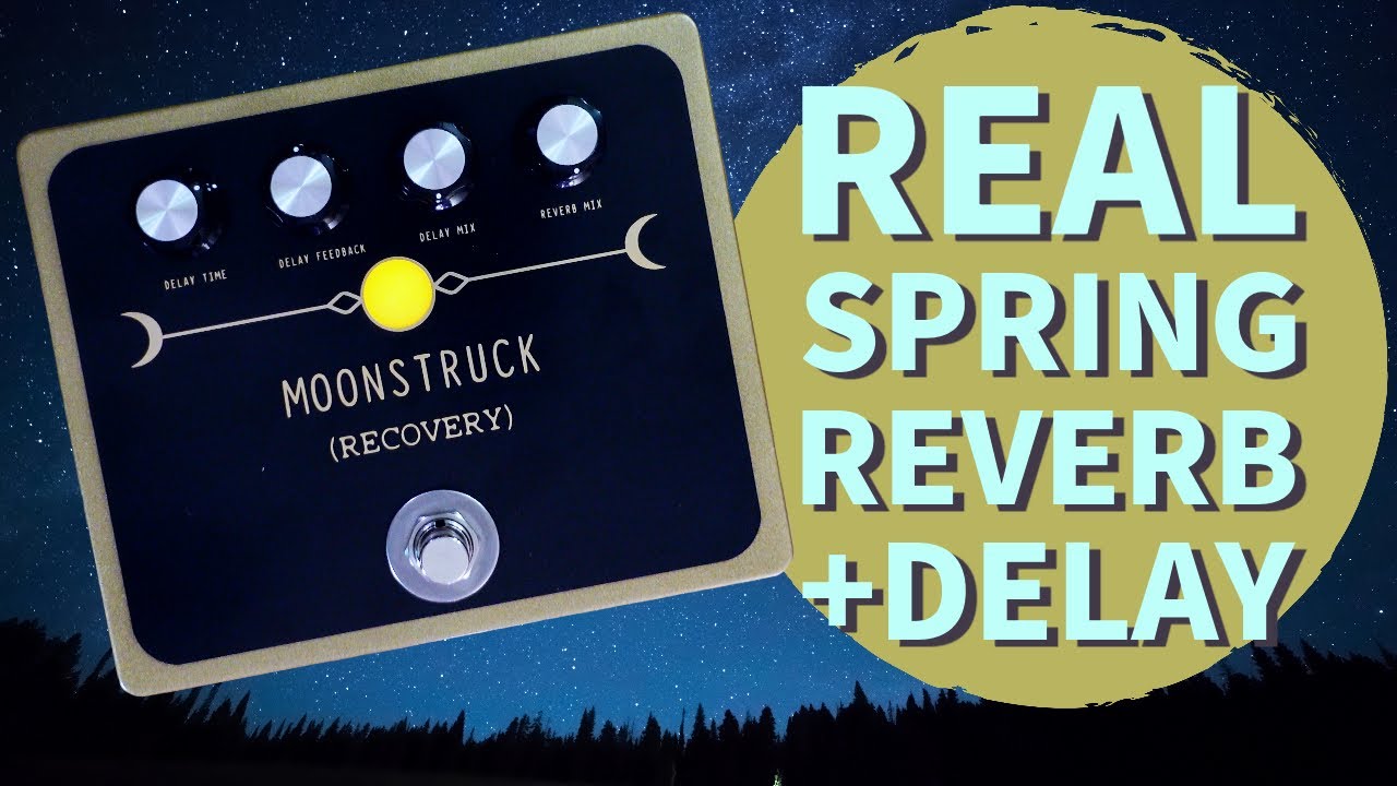 Real spring reverb with analog-style delay: Recovery Effects Moonstruck ...