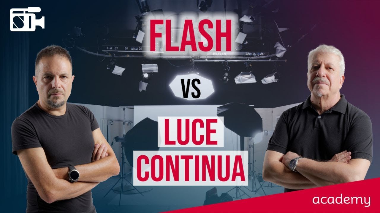 FLASH VS LUCE LED - YouTube