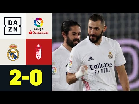 6. Sieg in Folge für die Königlichen: Real Madrid - Granada 2:0 | LaLiga | DAZN Highlights