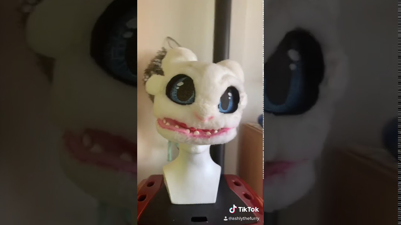 my light fury fursuit head - YouTube