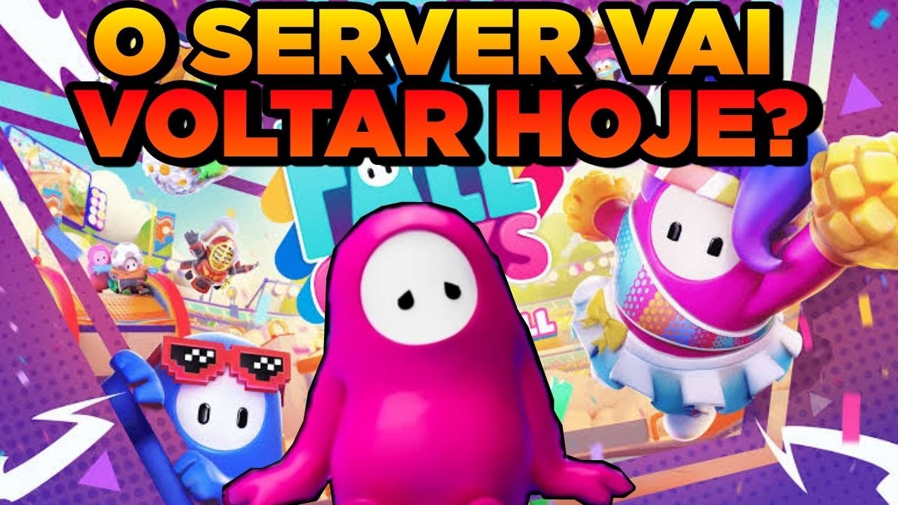 VOLTOU OS SERVERS DO FALL GUYS!! - YouTube